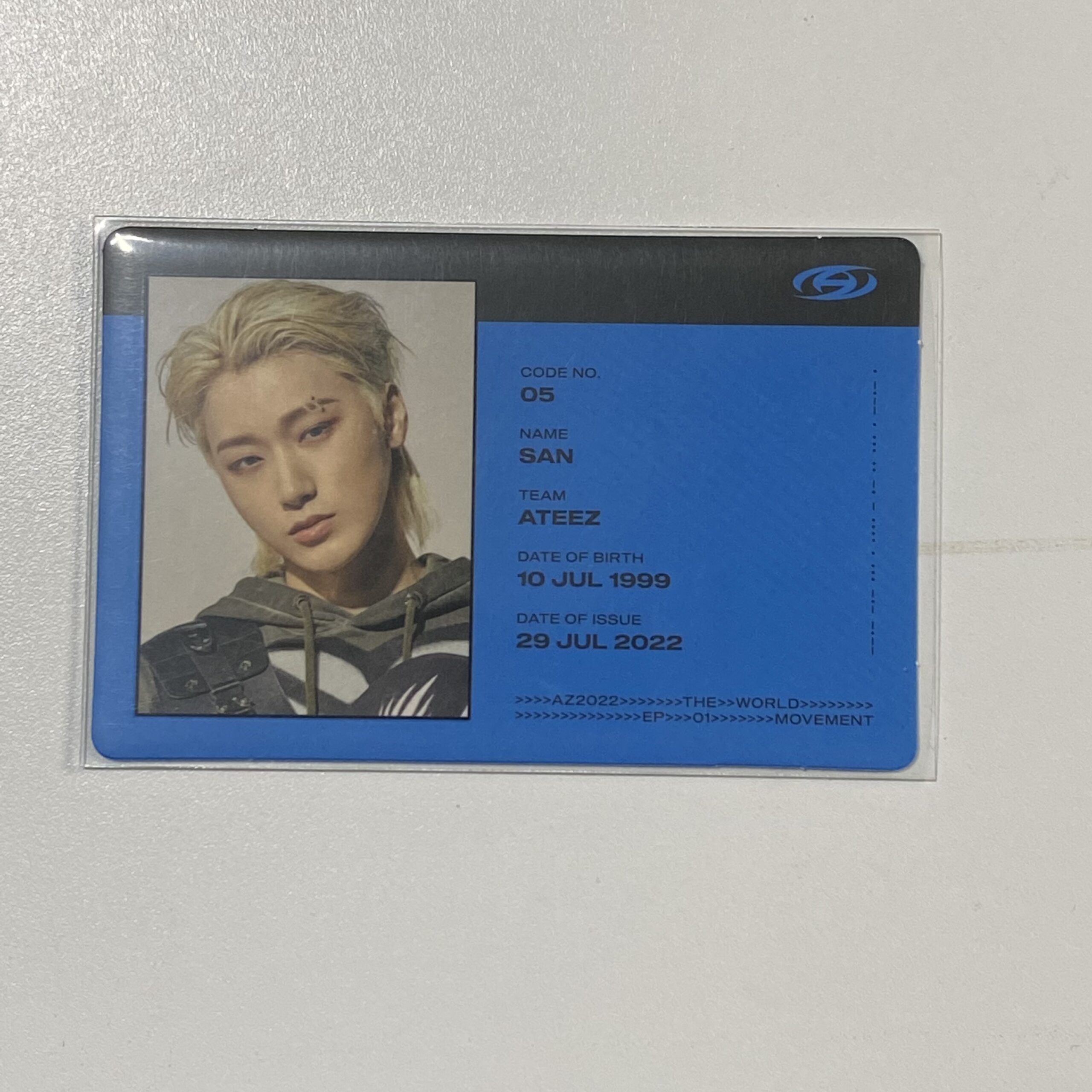 Ateez-San-The-World-Ep-1-Movement-Ver.-A-ID-Card