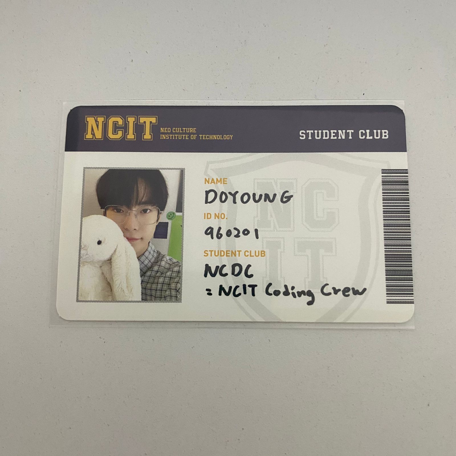 NCT-127-Doyoung-NCIT-Student-ID-Card