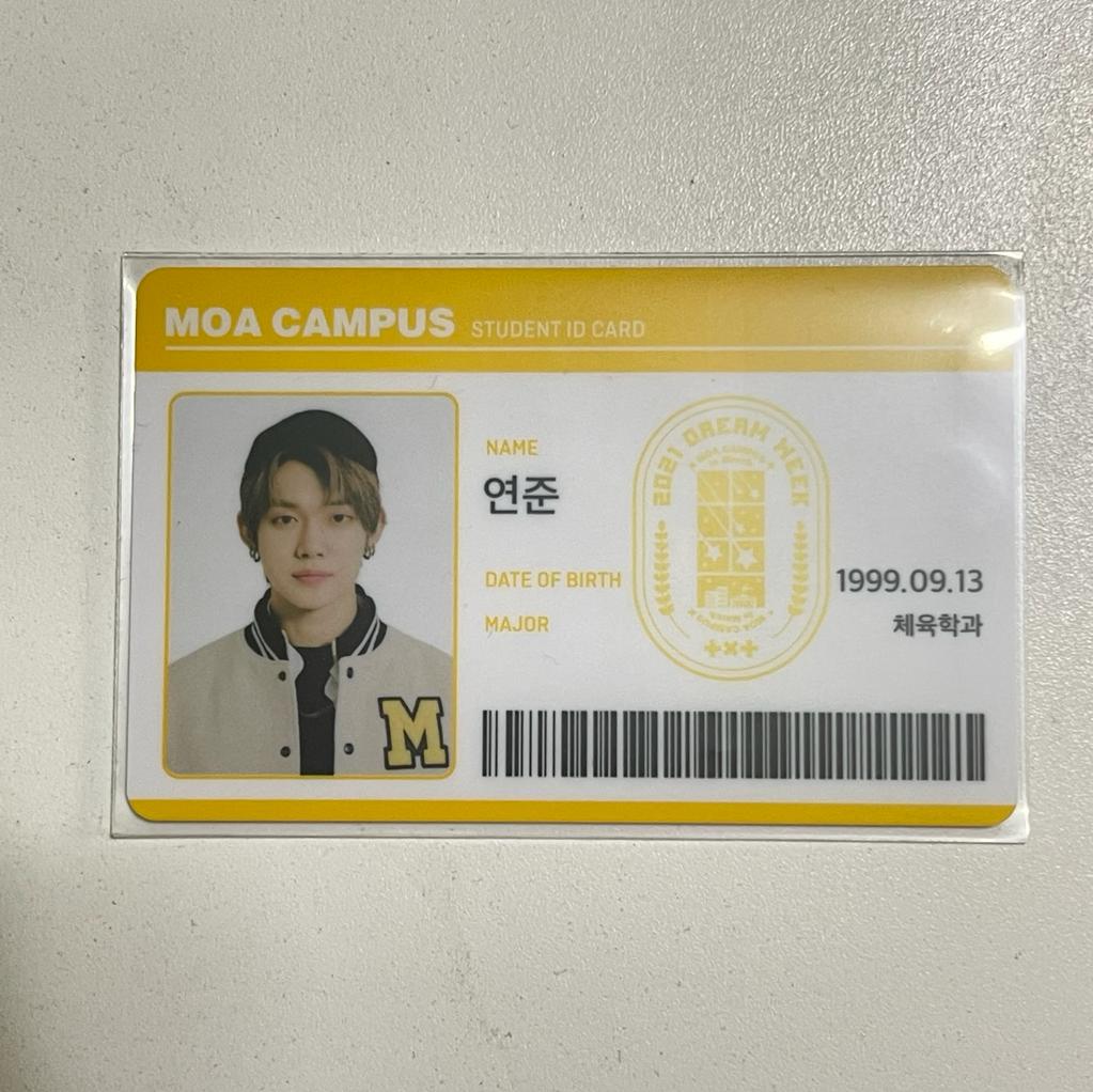 TXT-Yeonjun-MOA-Campus-Students-ID-Card